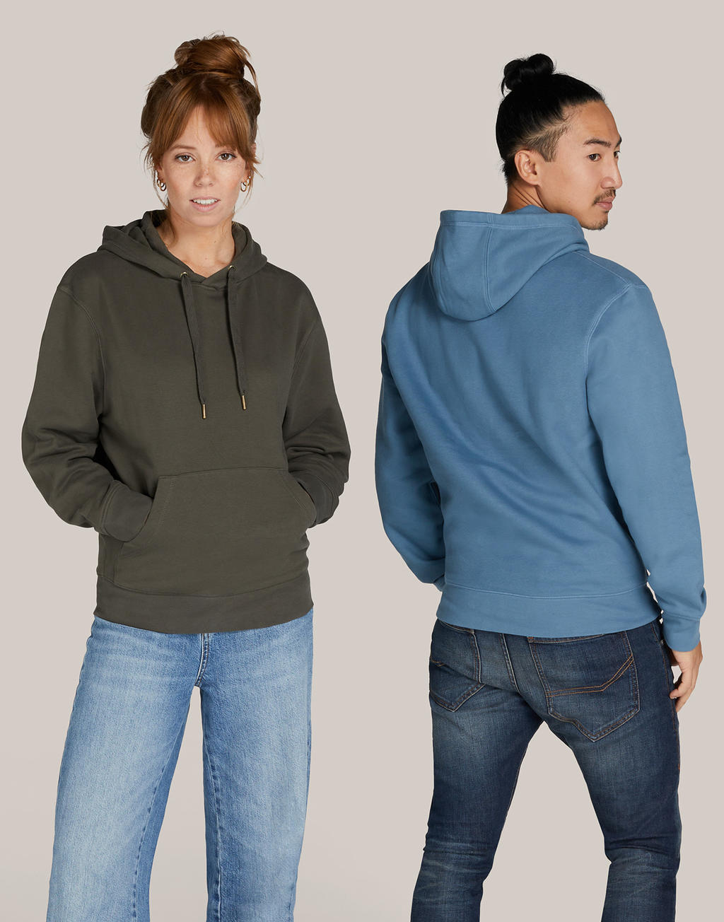 Tagless Hooded Sweatshirt | Organic Blank